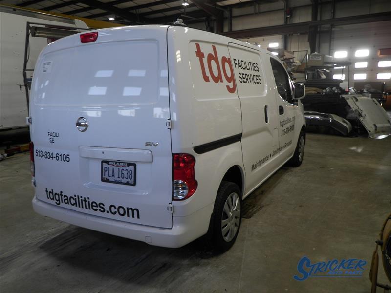 Nissan Nv200 2020-2021 Rear Left Door Sliding White Cargo Van ...