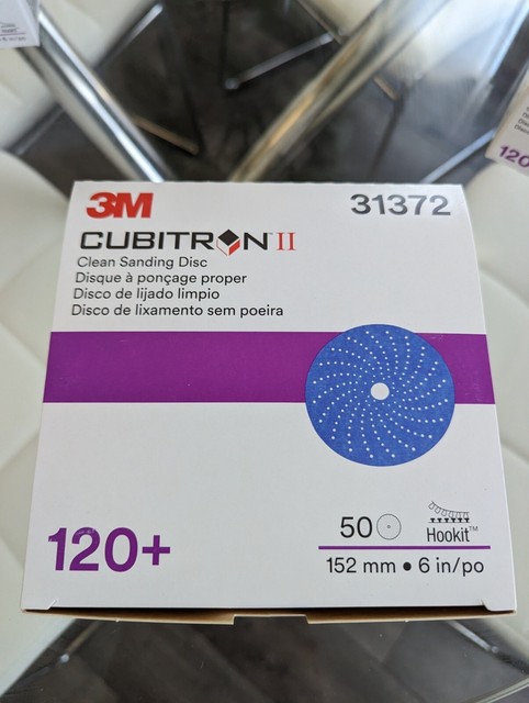 3M Cubitron II Clean Sanding Hookit Abrasive Disc 6 Inch 120 Grade ...