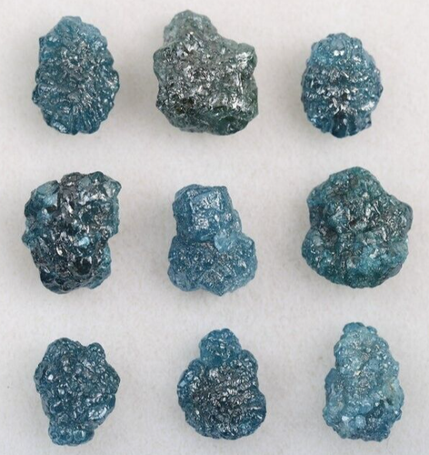 8.83Ct Natural Blue Color Rough Diamonds - Loose & Uncut For Special ...