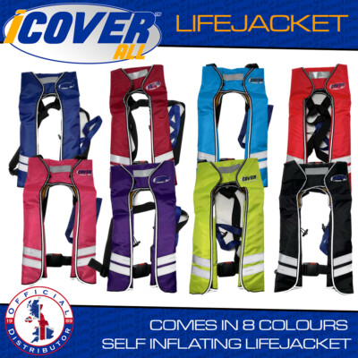 Automatic Inflatable Life Jacket Inflation Adult Survival Aid Vest 627 ...