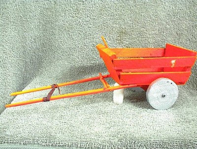 Vintage DONKEY CART PONY HORSE 2 WHEEL CART WAGON RUSTIC WOOD HAND MADE ...