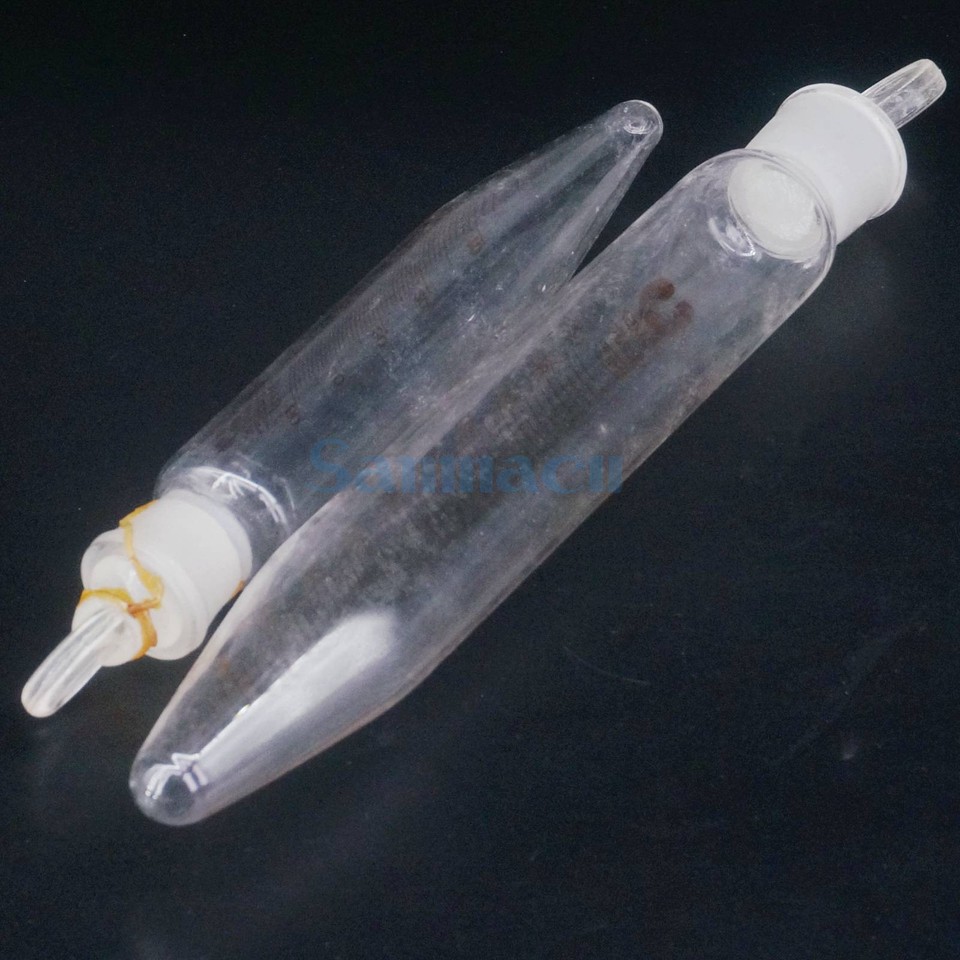 5-100ml Lab Glass Conical Bottom Centrifuge Tube Scaled With Stopper ...