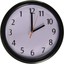 Backwards Wall Clock 9" Reverse Counter Clockwise Time - Gag Joke Prank ...