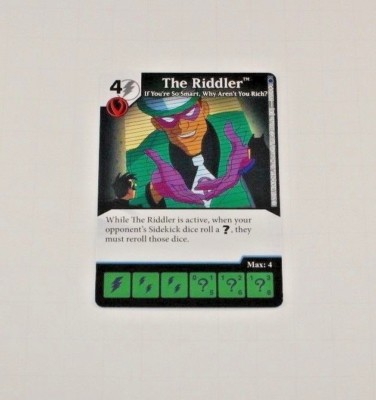 DC Dice Masters Batman * THE RIDDLER * OP Promo Prize Card | eBay