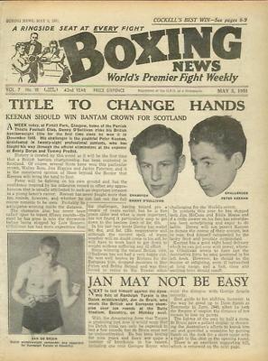 Newspaper Boxing News Fights Wembley S Africa 1951 #3 | eBay