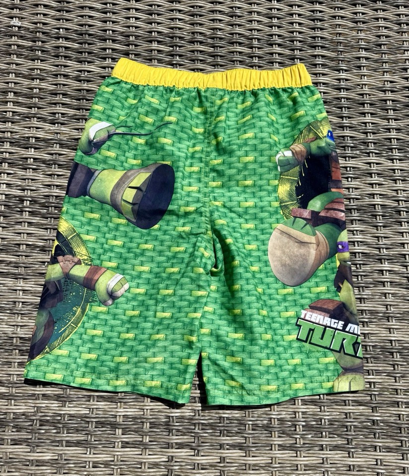 George Boys Teenage Mutant Ninja Turtle Swim Board Shorts Age 8-9 | eBay UK