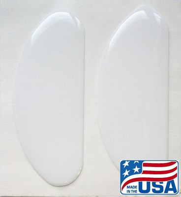 Police Vehicle Windshield Post Spotlight Hole Patch Cover Gloss White 2 pc pack | eBay