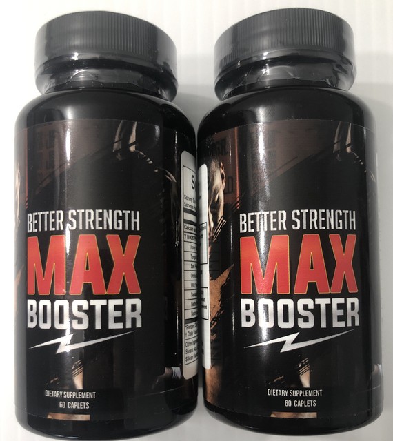 MAX BOOSTER 120 Caplets 2 month supply All natural Promotes Stamina ...