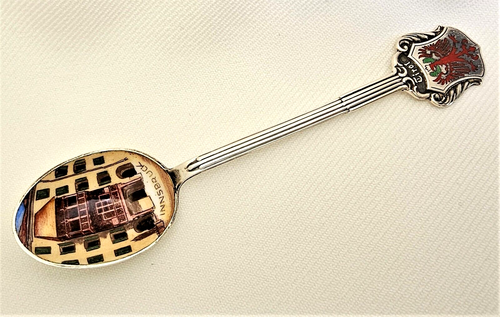 Innsbruck Austria Souvenir Spoon 935 Silver Enameled Tirol Vintage | eBay