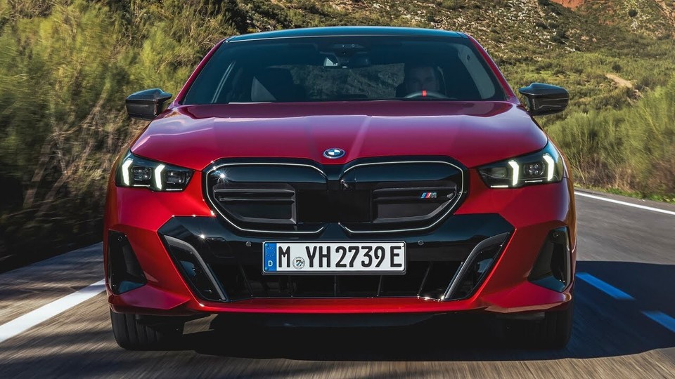 Genuine BMW Iconic Glow M Shadowline Black Front Grille G60 i5 M60 BEV ...