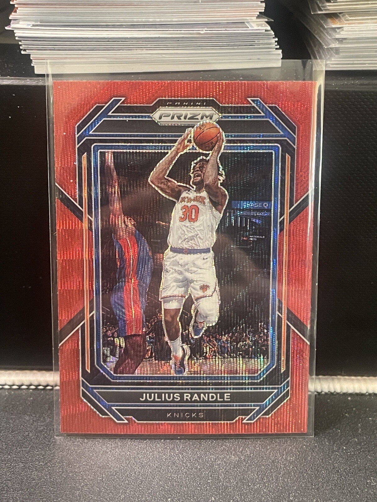 Julius Randle Red Ruby Wave Prizm 2022-23 Prizm Basketball NY Knicks #7 ...