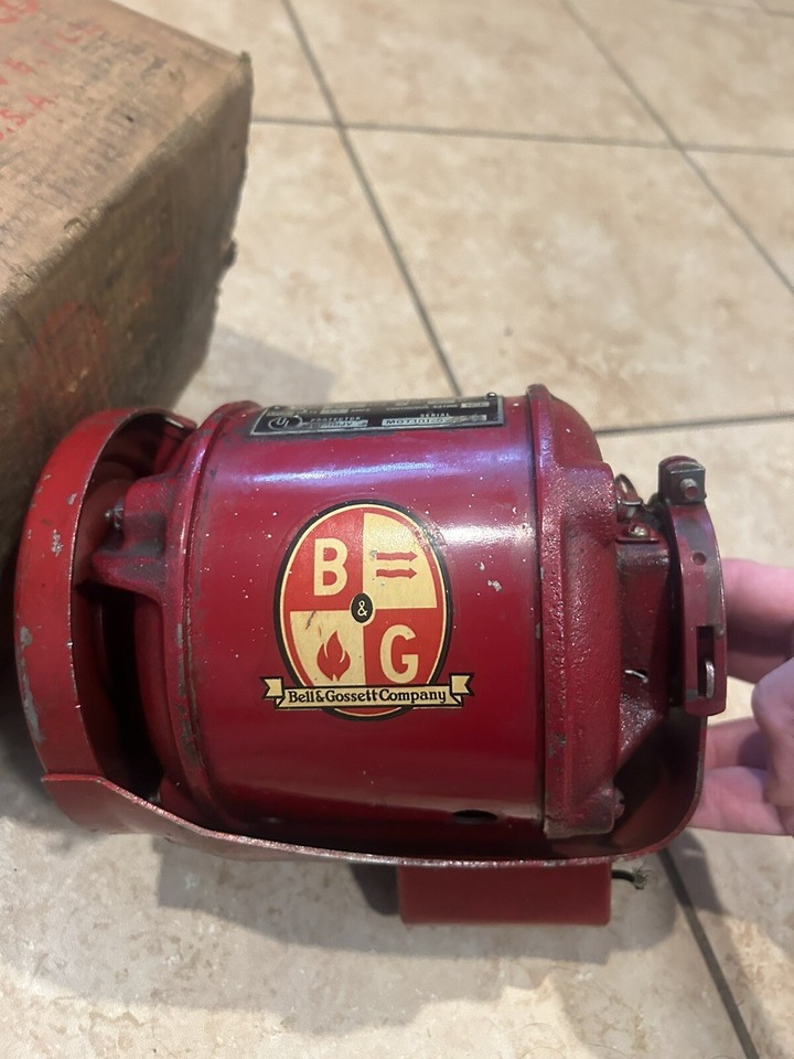 Bell & Gossett Alternating Current Motor 1/12 Hp 1725 RPM 115 Volts 1.7 ...