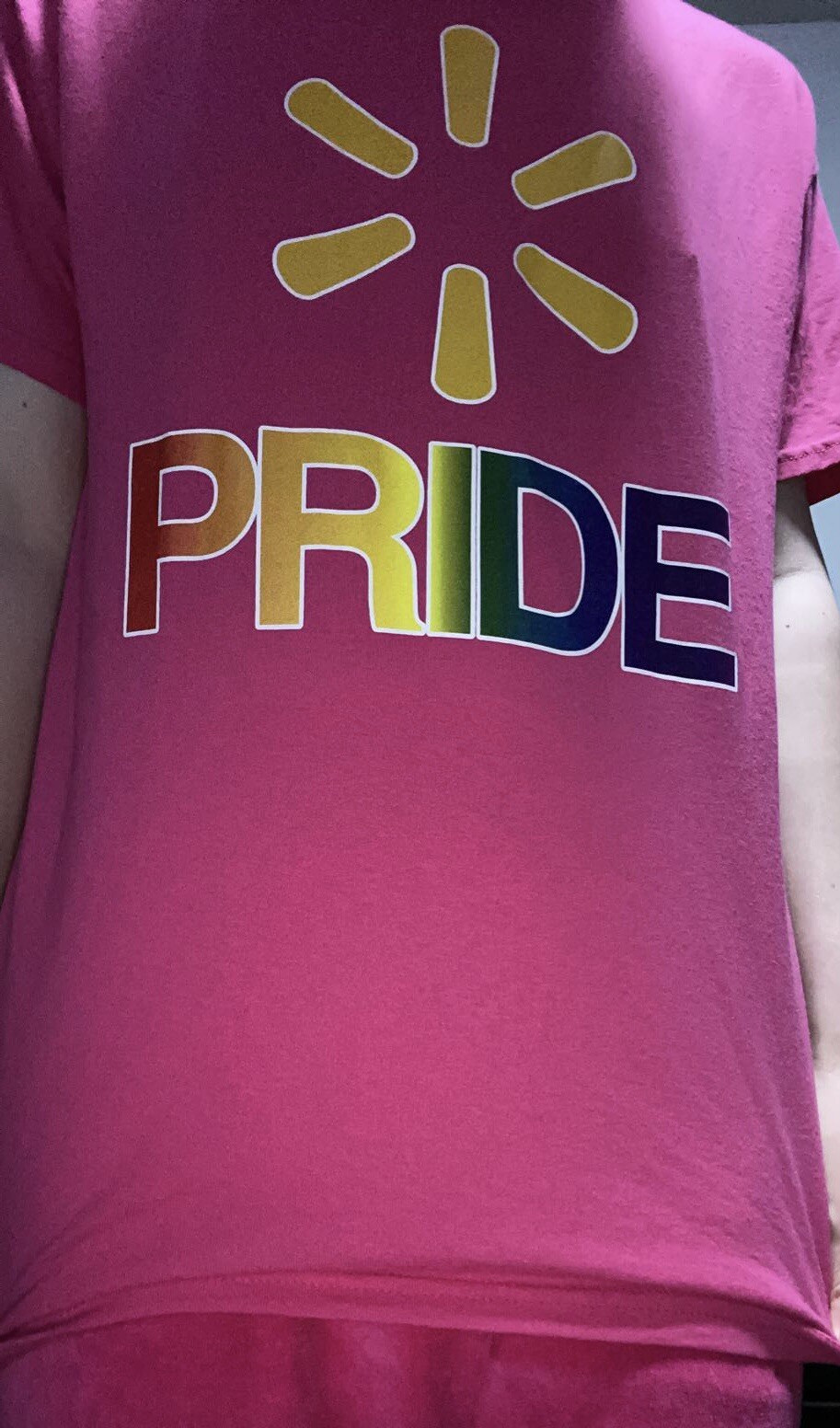 Walmart Pride LGBT LGBTQIA Pink T Shirt Official 2022 | eBay