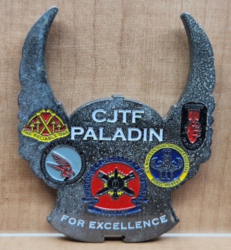 CJTF Paladin Challenge Coin For Excellence Explosive Ordnance Disposal ...