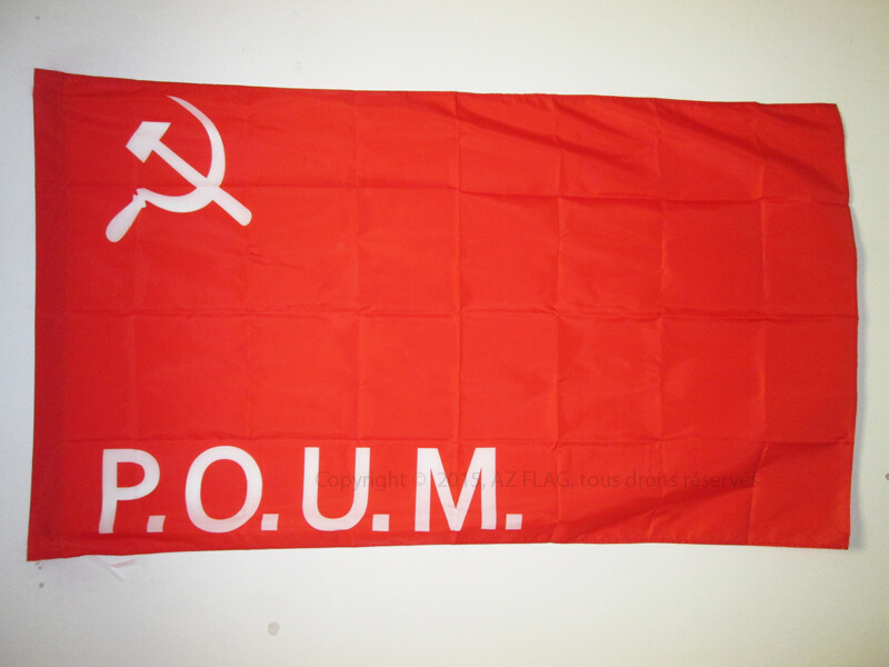 WORKERS' PARTY OF MARXIST UNIFICATION FLAG 3' x 5' for a pole - POUM ...