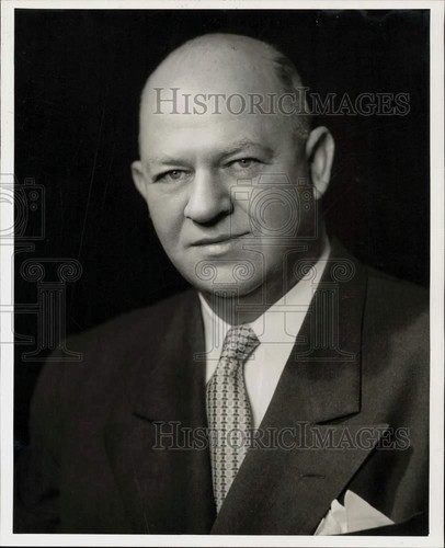 1953 Press Photo Southwestern Bell Telephone Company president Edwin ...