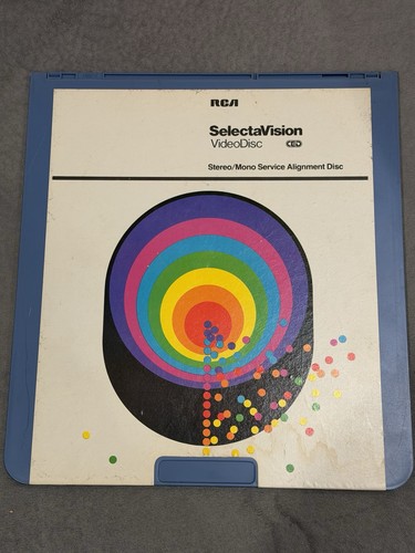 CED Service Alignment Disc ~ RCA Selectavision Videodisc ~ #153394 ...