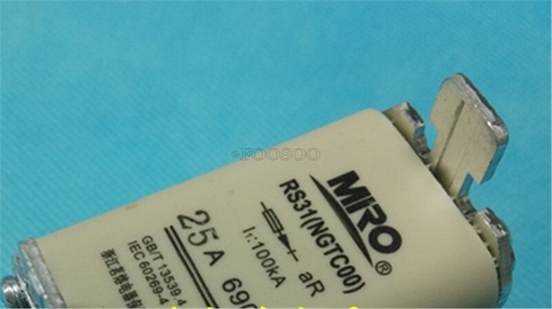Fast Acting Mro RS31-25A Fuse Ar 25 Amp NGTC00 690V (25A) vt | eBay