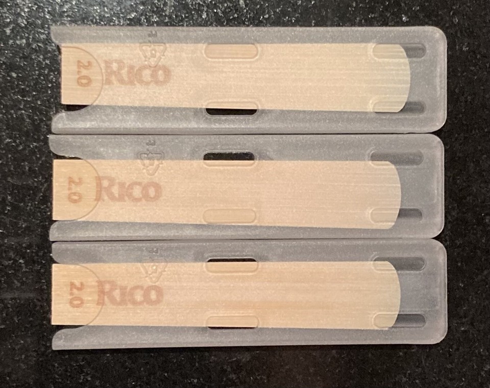 Rico by D'Addario Bb Clarinet Reeds, Strength 2, 3-pack | eBay