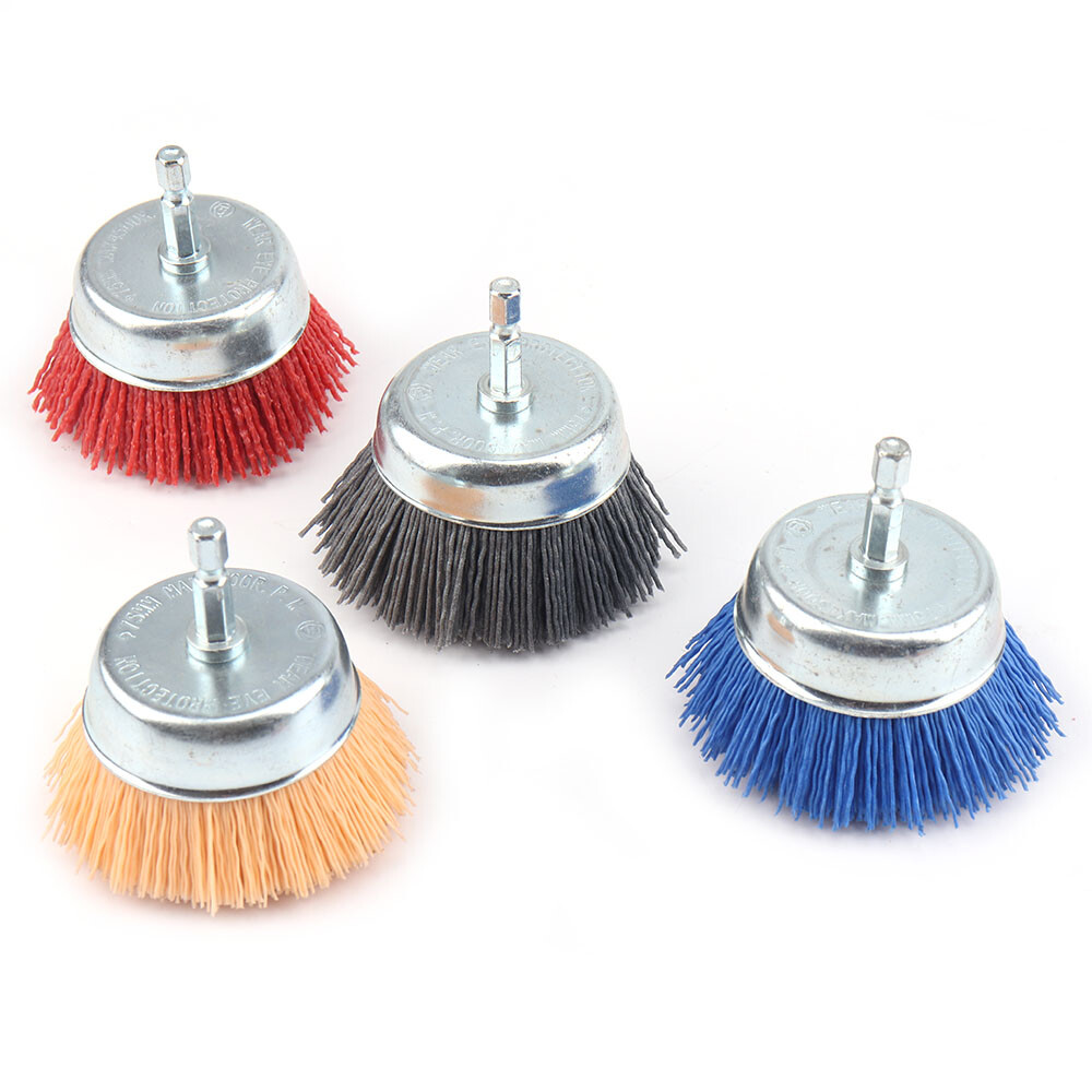 3" Nylon Abrasive Wire Wheel Brush Polishing Tool Angle Grinder for ...