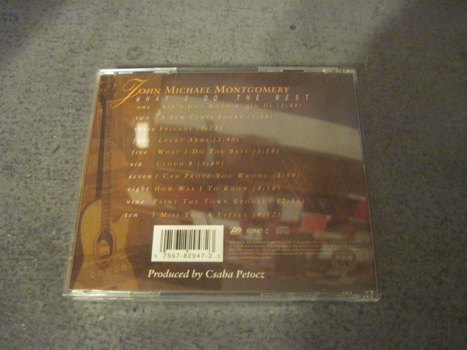 COUNTRY MUSIC CD JOHN MICHAEL MONTGOMERY WHAT I DO THE BEST 75678294723 ...