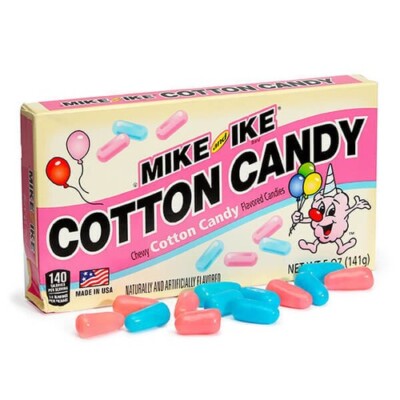 Mike and Ike 4.25 oz. COTTON CANDY Chewy Candy Limited Edition ** BB 6/ ...