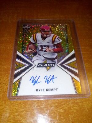 KYLE KEMPT 2019 LEAF FLASH GOLD AUTOGRAPH #D 1/1 IOWA STATE | eBay