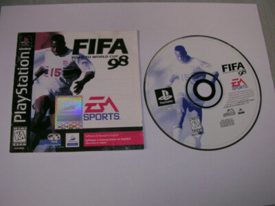 FIFA 98 Road to World Cup (Playstation 1 PS1 PSX) Disc and Manual Only ...