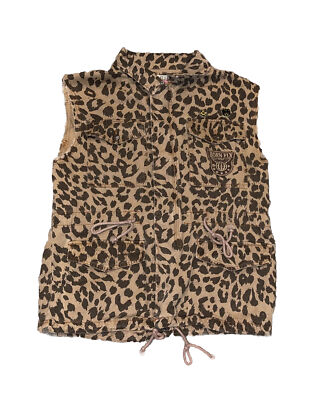 Born Fly Co Sleeveless Vest Leopard Women's XL | eBay