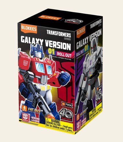 Transformers: Galaxy Version 01 Roll Out Blind Box Blokees Snap Model ...
