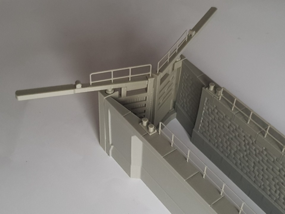 Canal Lock kit 1.76 OO Gauge Model Railway Miniature Scenery | eBay UK