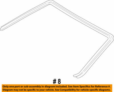 75533-52030 Toyota Moulding, windshield, outside 7553352030, New ...