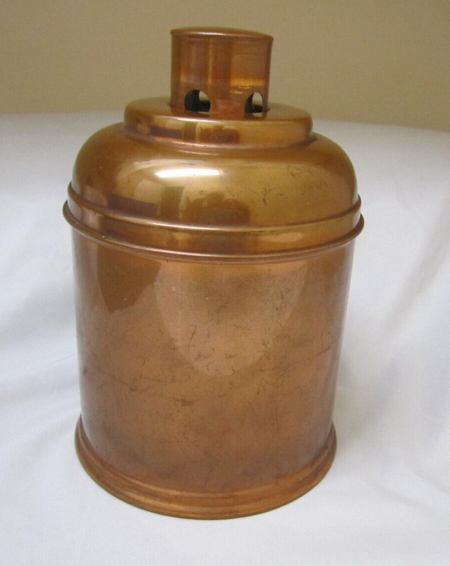 Vintage Tobacco Copper Metal Humidor/ RUMIDOR Cigar Cigarettes Tobacco ...