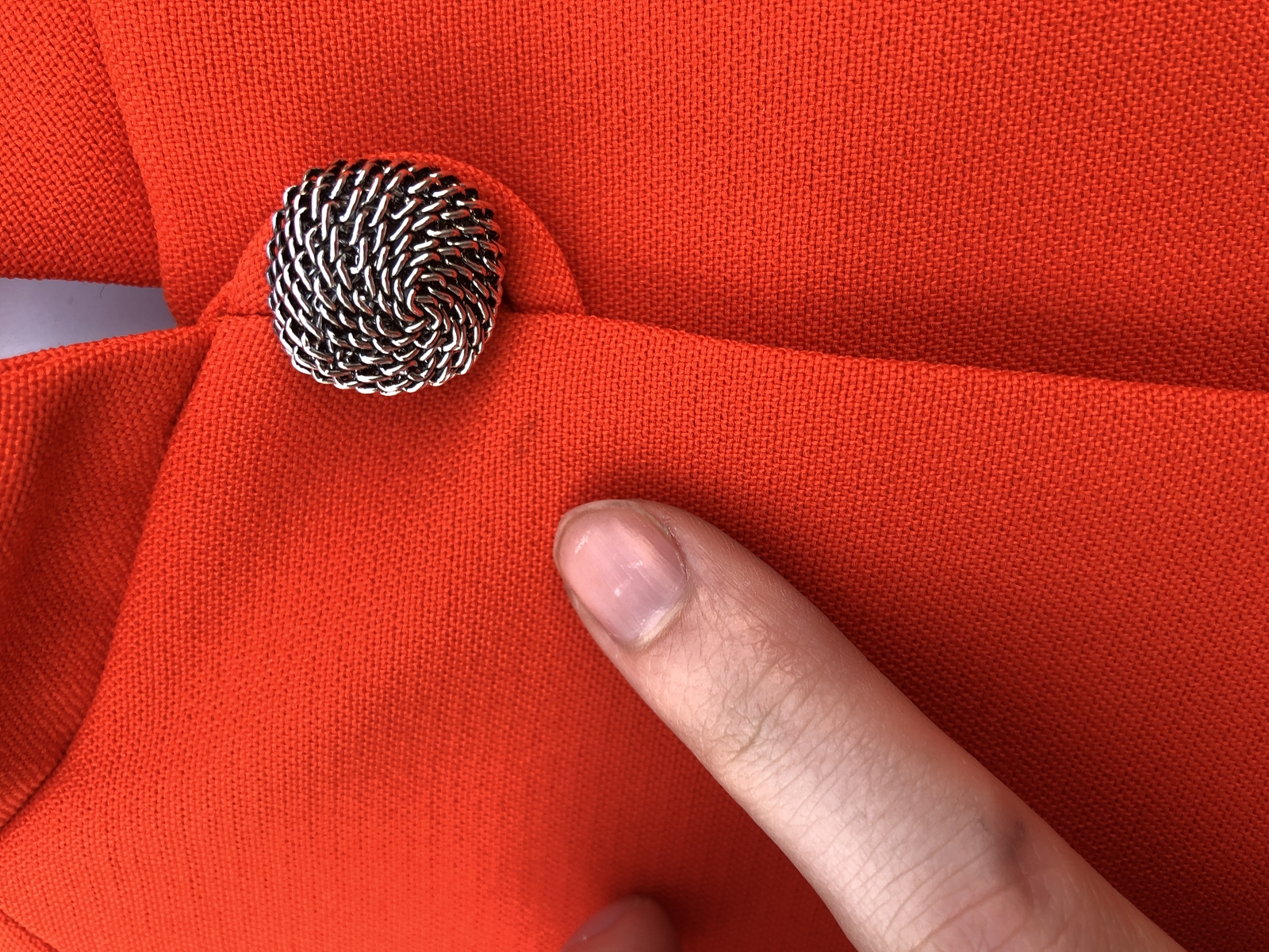 Vintage VTG 1960s 60s Ike Clark Orange 2 Piece Skirt Suit Set | eBay