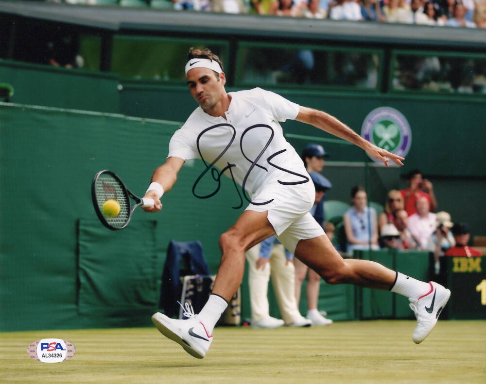 Roger Federer Autographed Memorabilia | Signed Photo, Jersey ...