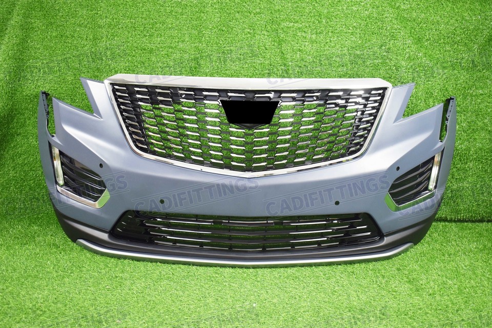 Complete Front Bumper Cover Grille Assembly Kit For 2020-2023 Cadillac ...