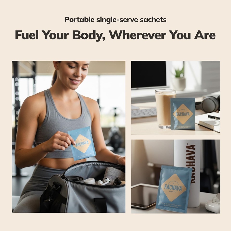 Ka’Chava Whole Body Meal Shake Vanilla – Vegan Protein Powder with 85 ...