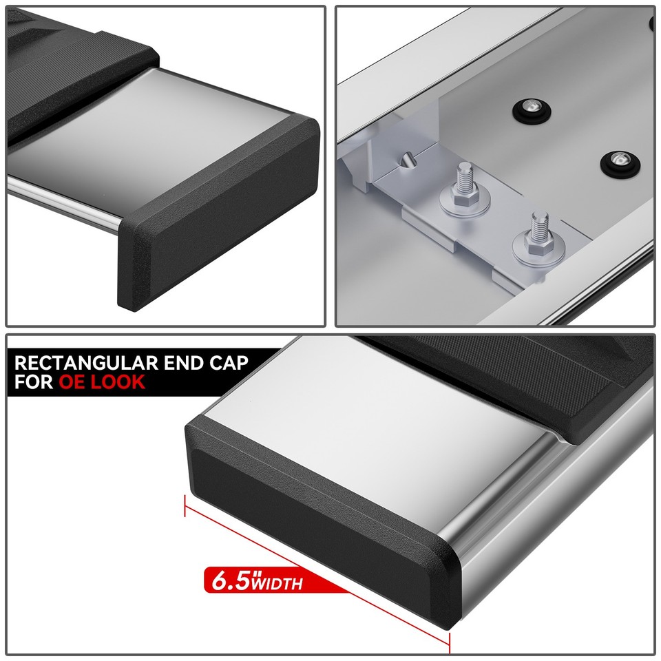 For 19-24 Toyota RAV4 SUV 6.5" Premium Running Boards Side Step Pedal ...