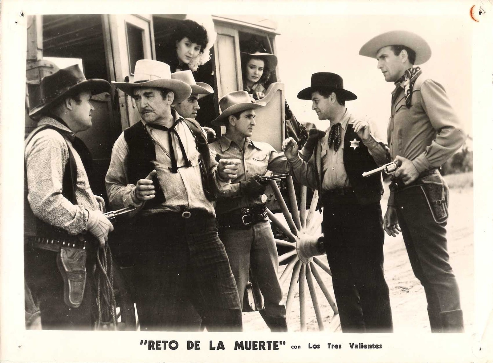 BOB STEELE, RUFE DAVIS & TOM TYLER in "Outlaws of Cherokee Trail ...