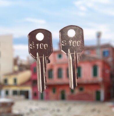 Chicago Steelcase S100 File Cabinet Key One Pair | eBay