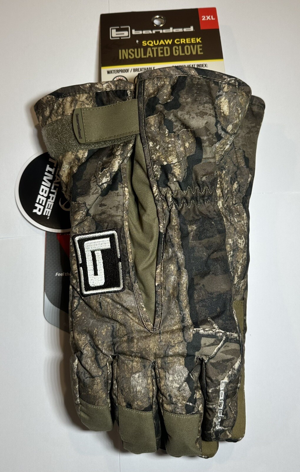 Banded Squaw Creek Insulated Gloves Sz 2XL Realtree Timber NWT B1070011 ...