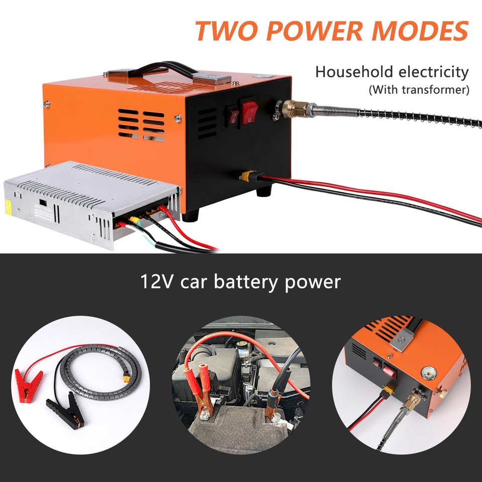 Electric PCP Air Rifle Compressor Air Pump Airgun 12V/110V/220V High ...