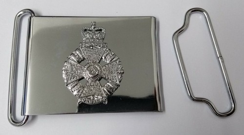 The Rifles Regiment Chrome Belt Buckle Ceremonial Genuine British Army ...