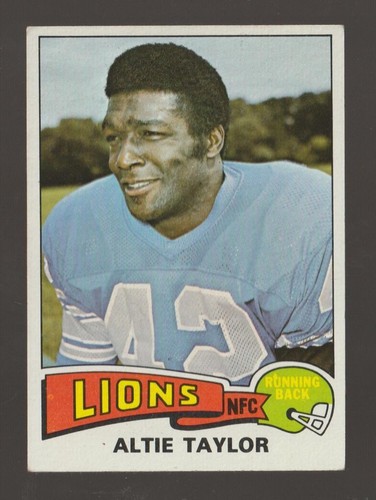 1975 Topps Altie Taylor Detroit Lions #481 Excellent | eBay