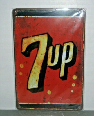 7UPMS1 7 UP Metal Sign New 30 cm H X 20 cm W | eBay