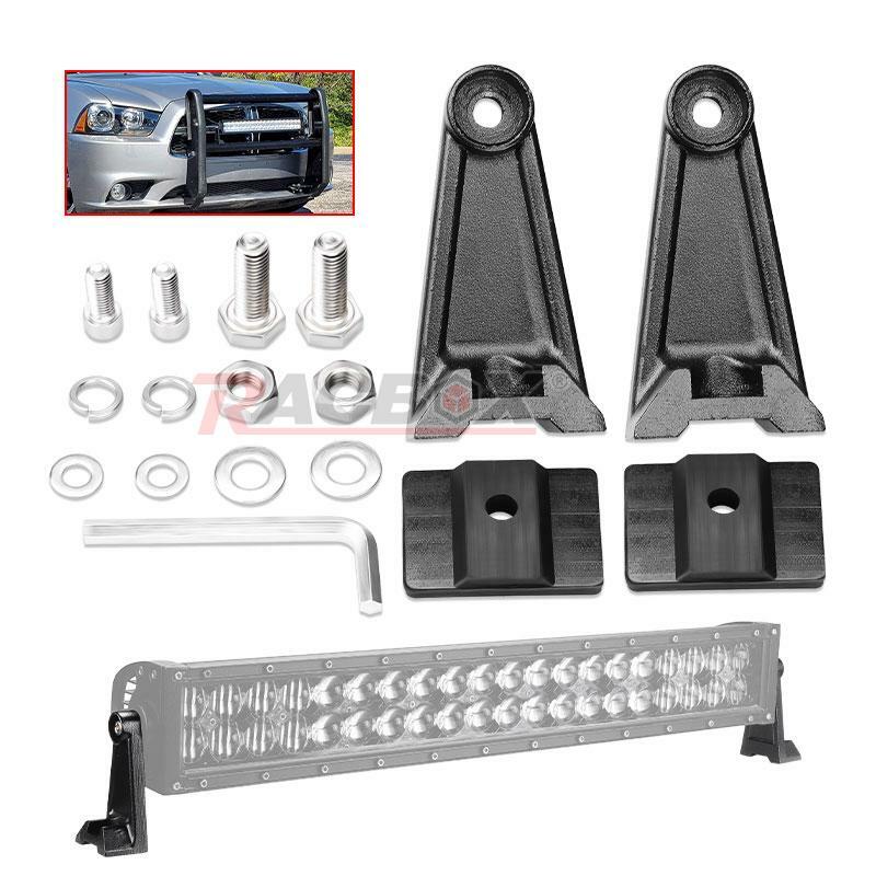 2PCS Universal LED Light Bar Side Mount Bracket Brackets Mounting Base ...