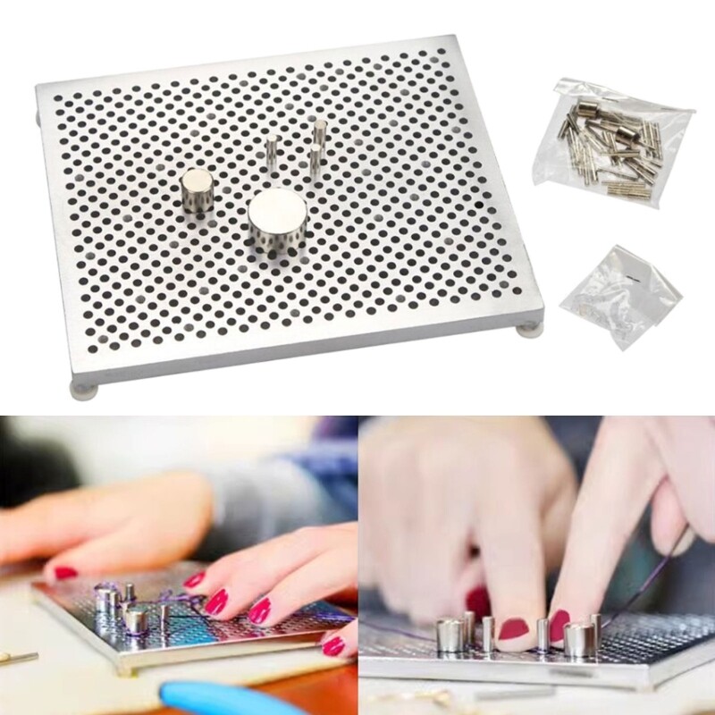 Jewelry Wire Bending Jig Set with Metal Pegs Perfect for Artists ...