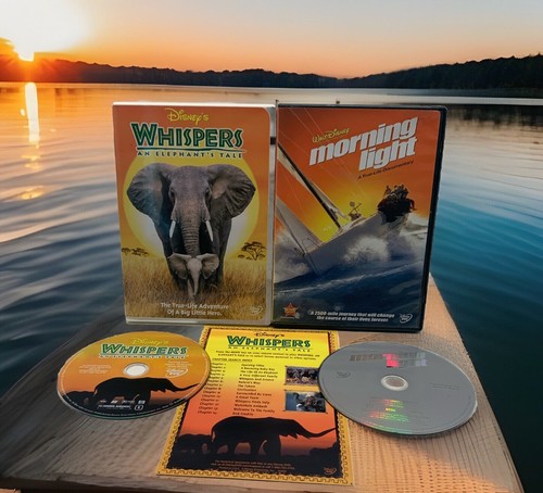 Disney 2 DVDs: Morning Light-True-Life Documentary & Whispers An ...