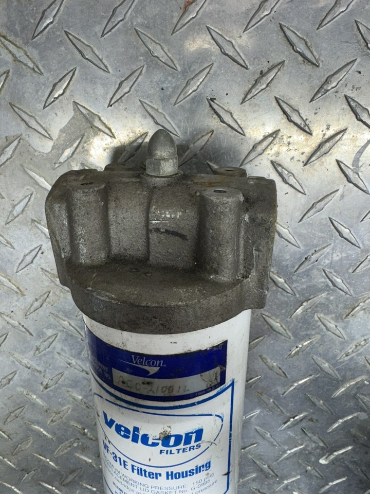 Velcon gas filter water separator fuel, VF-31E Filter Housing | eBay