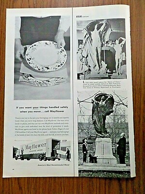1964 Mayflower Moving Transit Company Ad Things Handled Safely Call | eBay